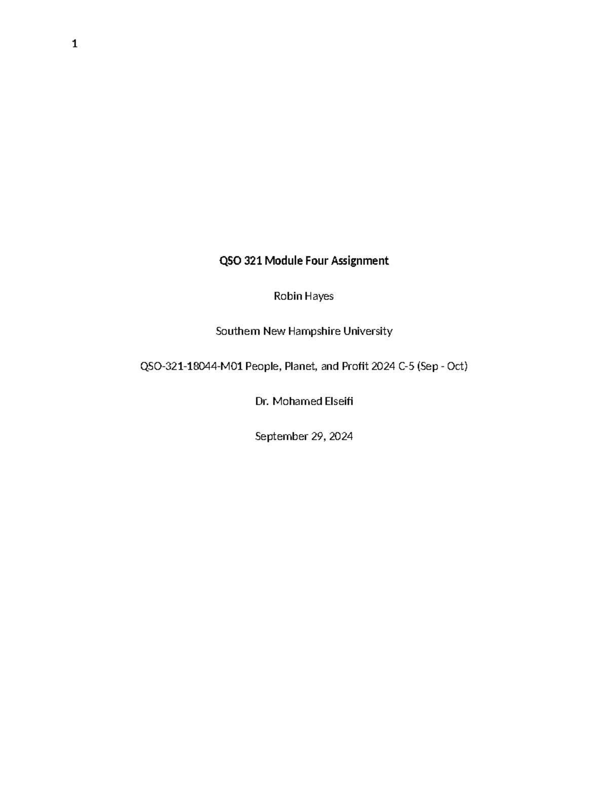 QSO 321 Module Four Assigment - QSO 321 Module Four Assignment Robin ...