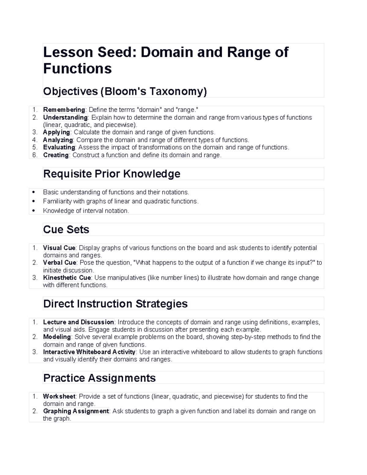 Domain and range - Acoon MNHS GAD FY 2024 - N - Lesson Seed: Domain and ...