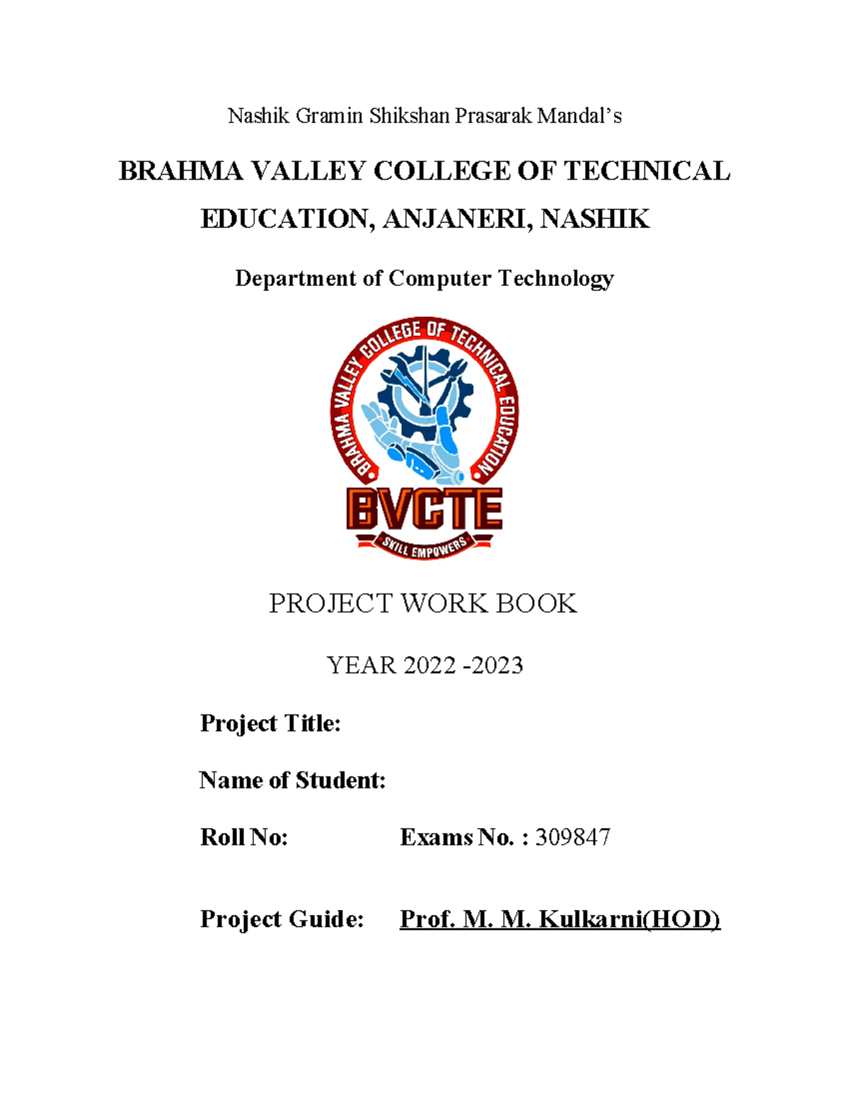 Title page - pkopioiijoijo - Nashik Gramin Shikshan Prasarak Mandal’s ...