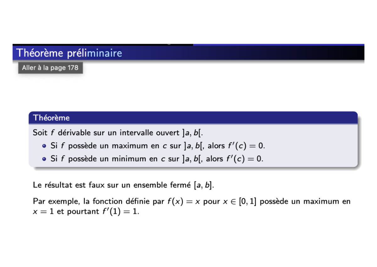 Théorème partiel maths - Mathématiques - Studocu
