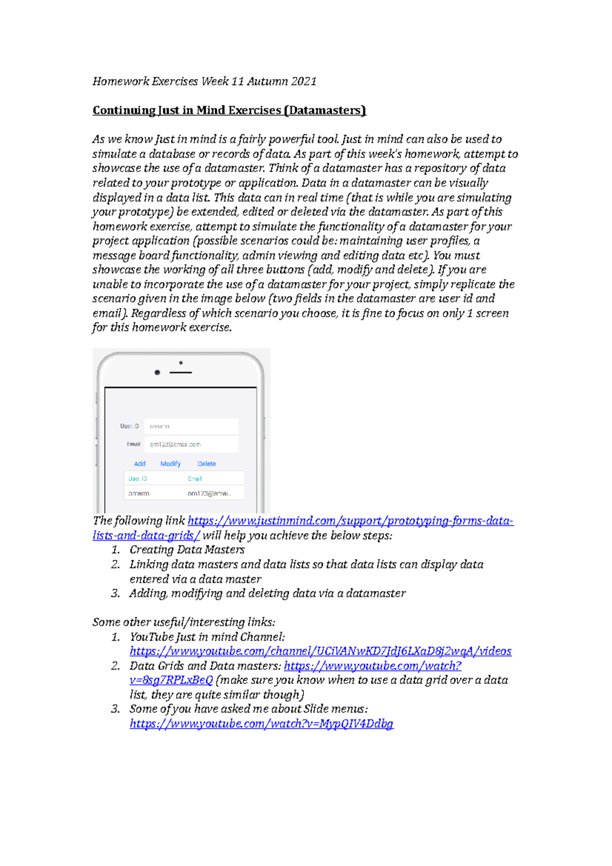 Homework Week 11 Autumn 2021 - Homework Exercises Week 11 Autumn 2021 ...