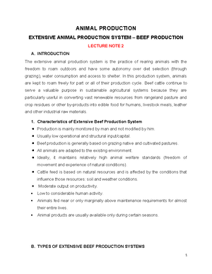 Lecture 4 Broiler Production - ANIMAL PRODUCTION INTENSIVE ANIMAL ...