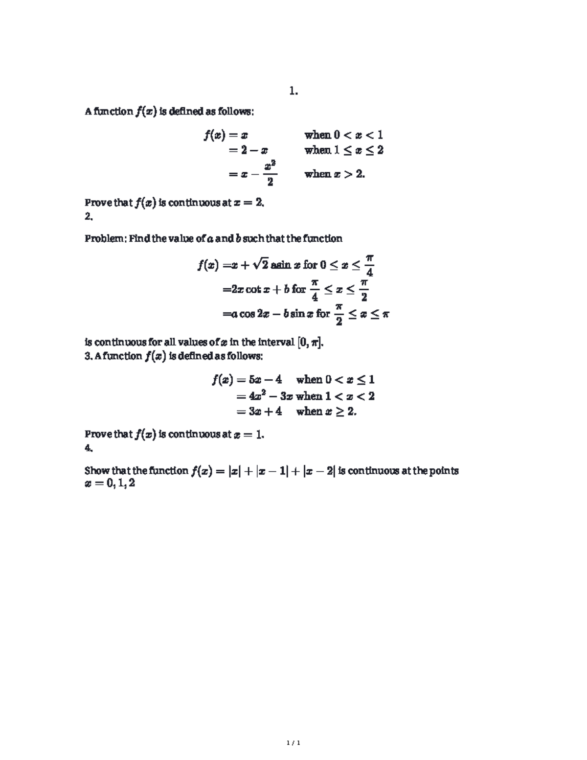 Snip 8dbc2c20 5ddf 4fb9 a68b fd082383 df30 - General Math - A function is dened as follows ...