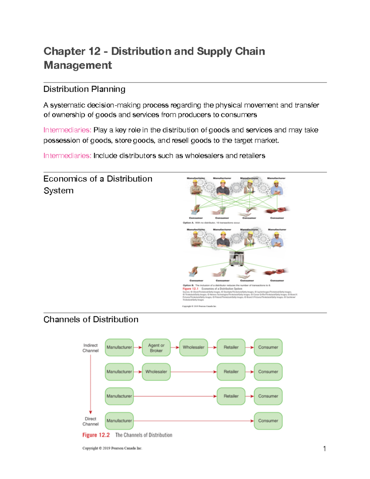 Marketing Test 3 Notes - Chapter 12 - Distribution and Supply Chain ...