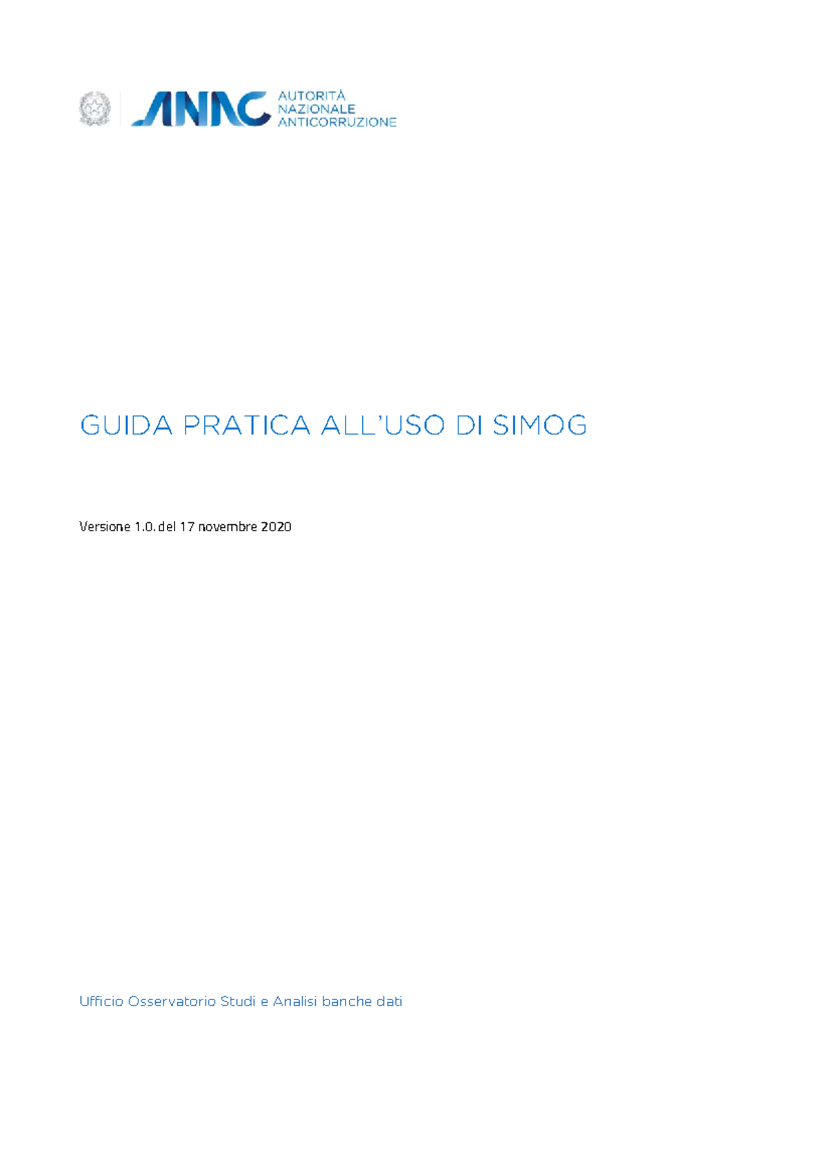 Guida pratica Simog ver.1.0 17 - GUIDA PRATICA ALL’USO DI SIMOG ...