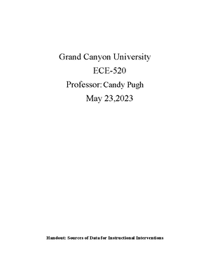 ECE-622 RS T1 Research Based Instructional Strategies for Teaching ...