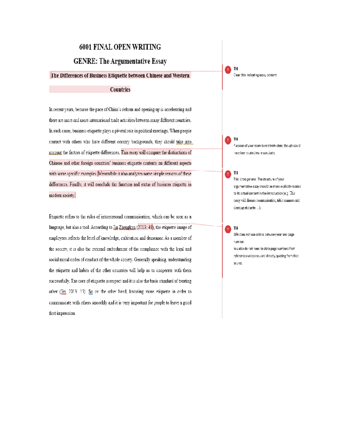 Example - Good work - BUSINESS MANAGEMENT - Studocu