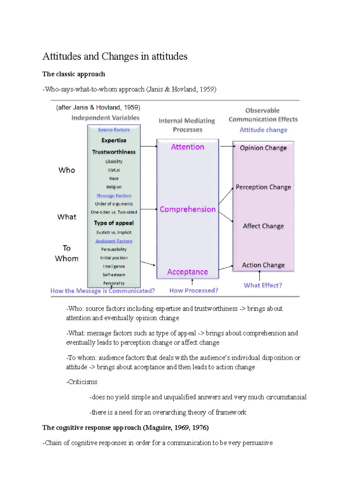 Social Psychology: Attitudes and Changes in attitudes - Attitudes and ...