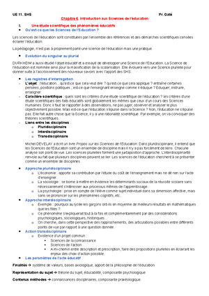Thème 2. Qu-est ce qu'une Science Humaine - Qu’est-ce qu’une Science ...