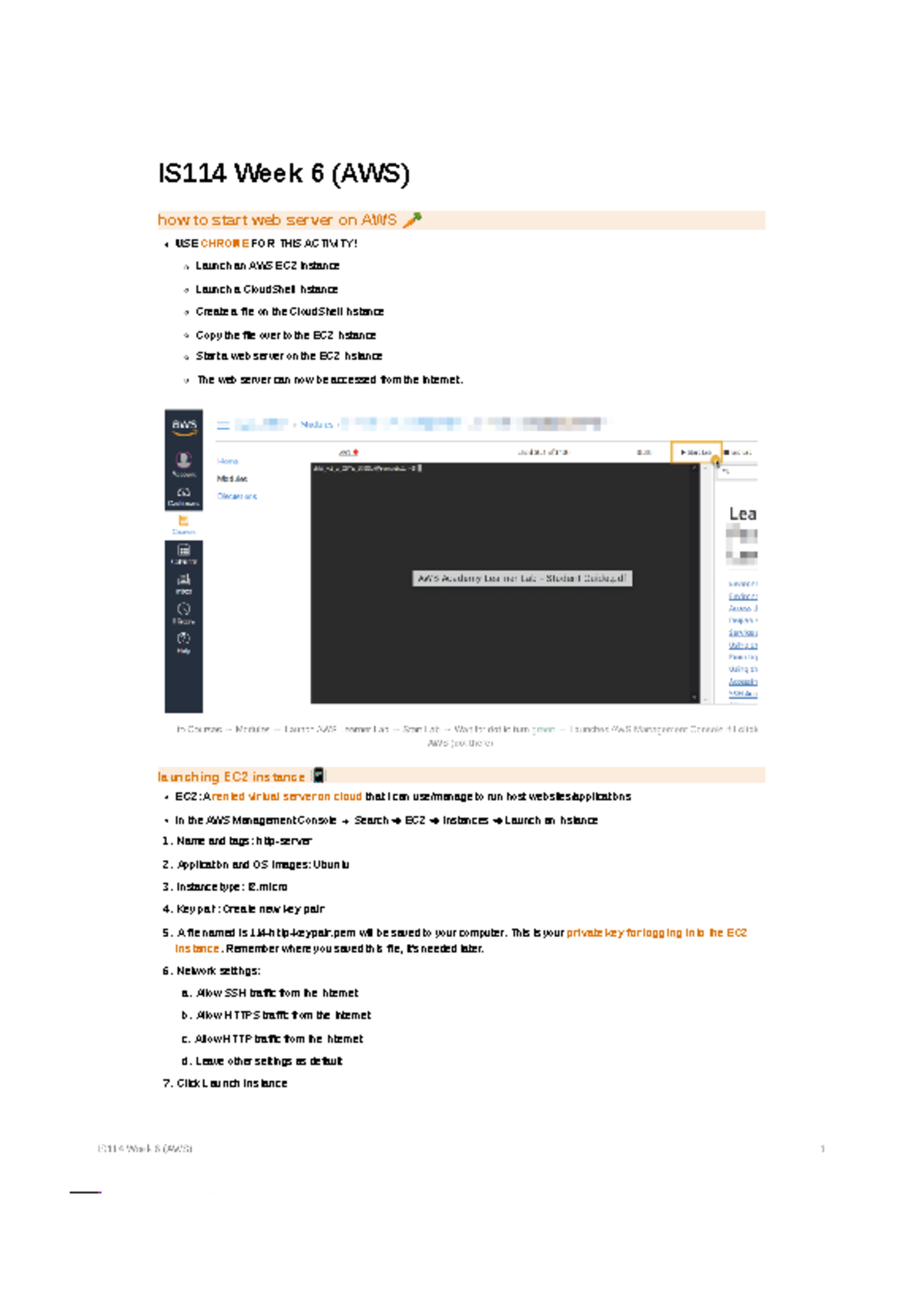 Week6 AWS - AWS Week 6 (Detailed explanation to make sense of what is ...