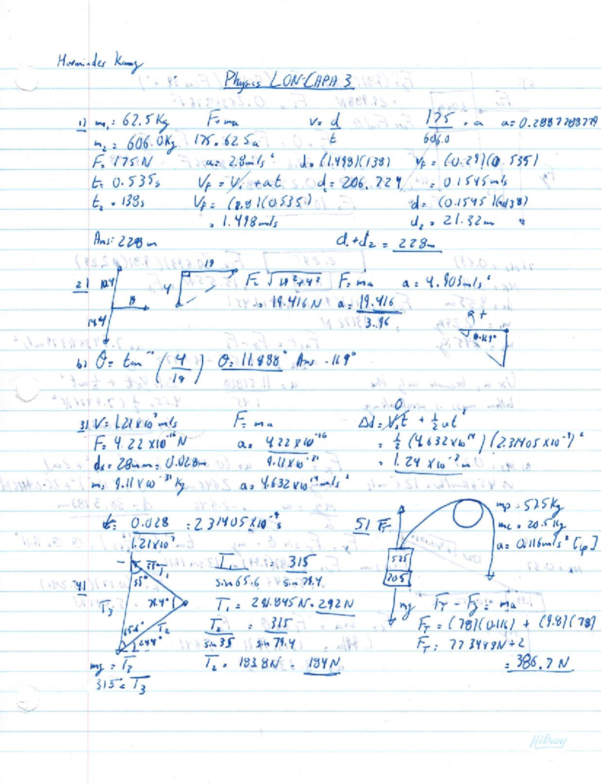 CAPA-Answers-Assignment 3 - Physics 1D03 - Studocu