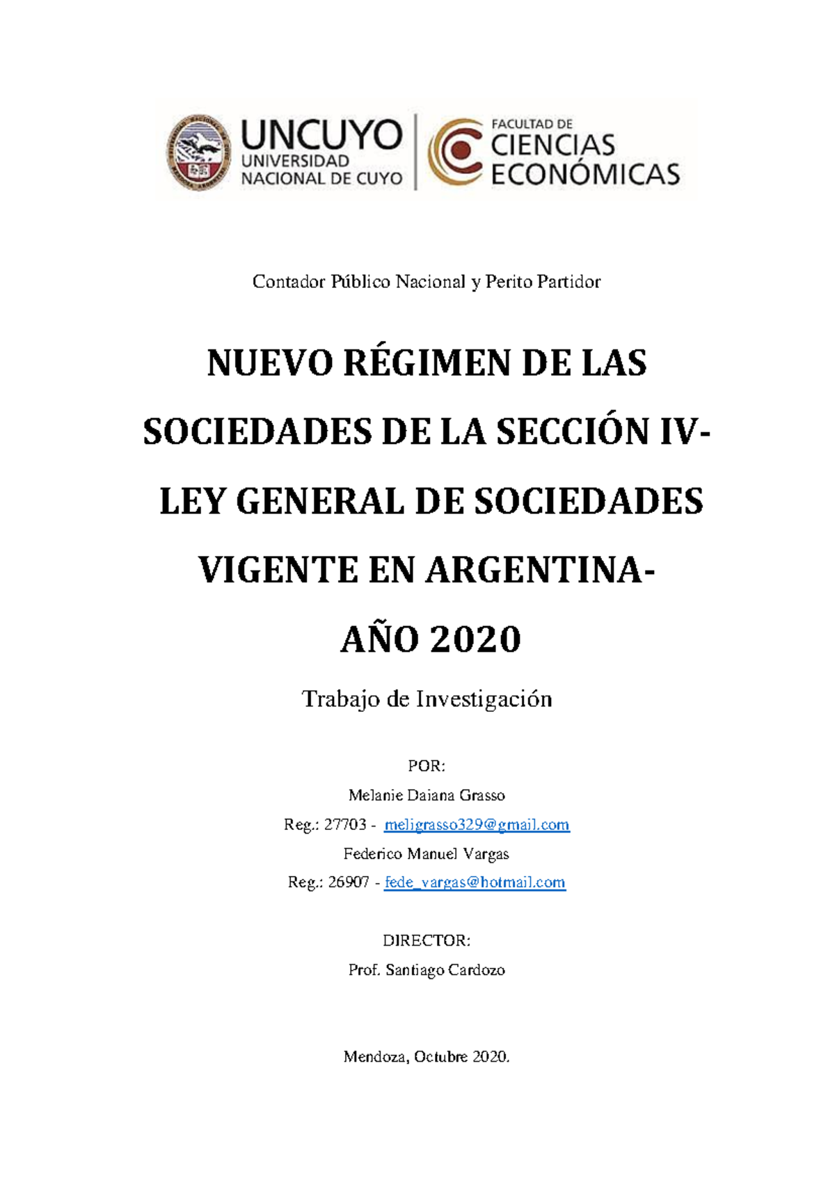 Nuevo rgimen de las sociedades de la seccin iv ley gene - Contador ...