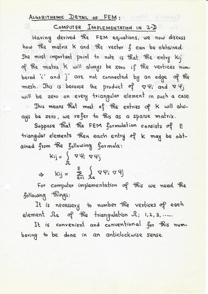 FEM Lecture 6 - Finite Element Analysis - Studocu