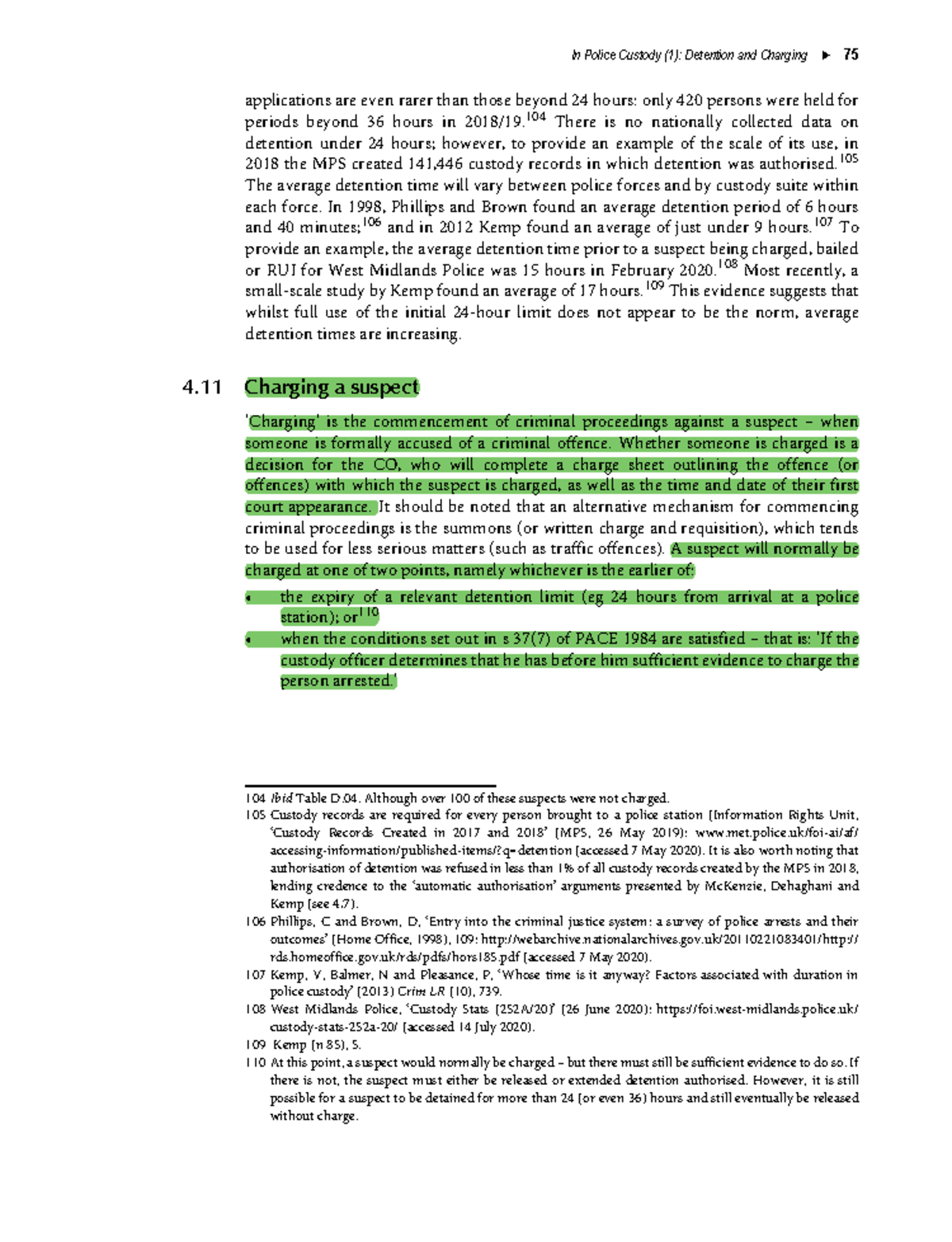 10 Charging a suspect’ and ‘Research on charging decisions’ in ...
