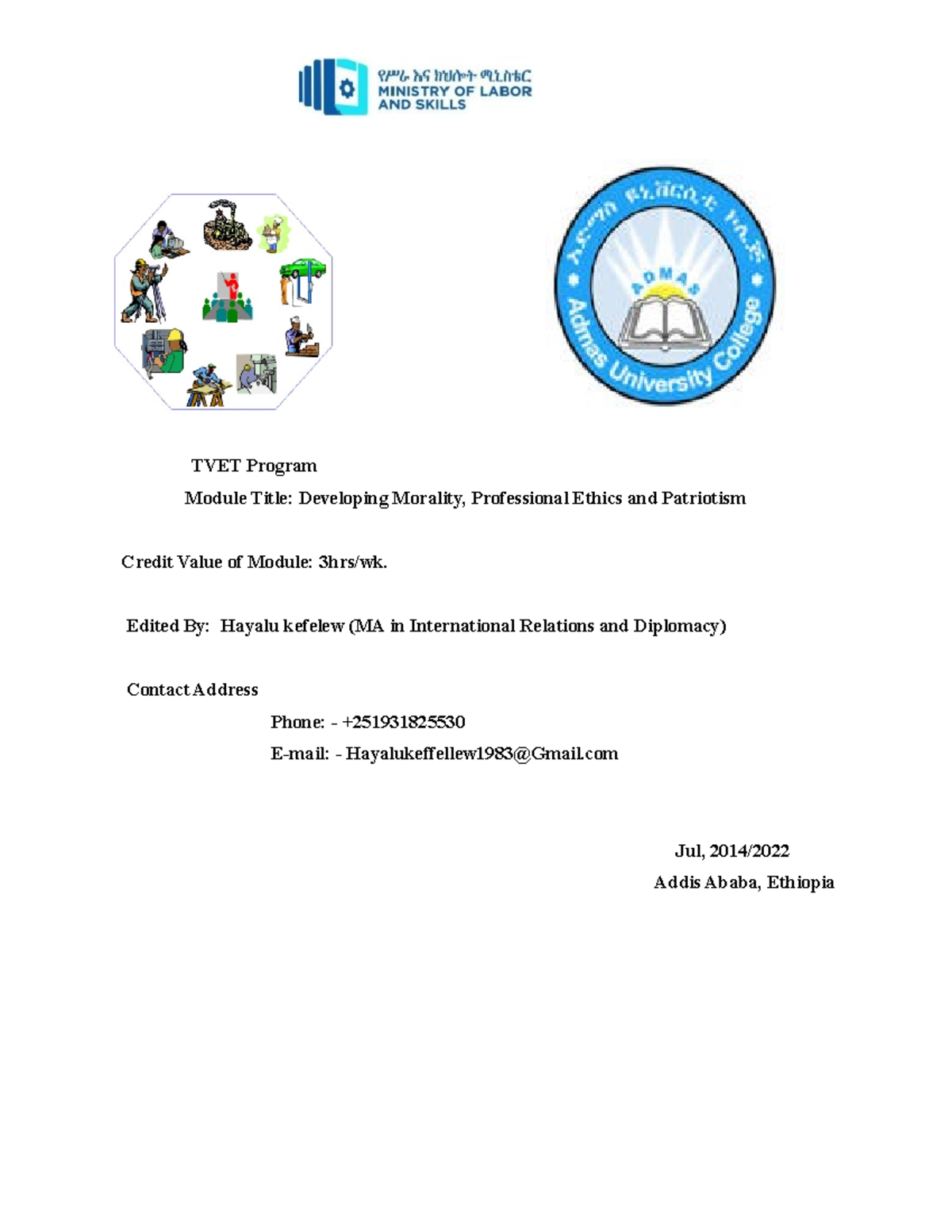 TVET ch2 - Introduction to computer science ch 2 - TVET Program Module ...