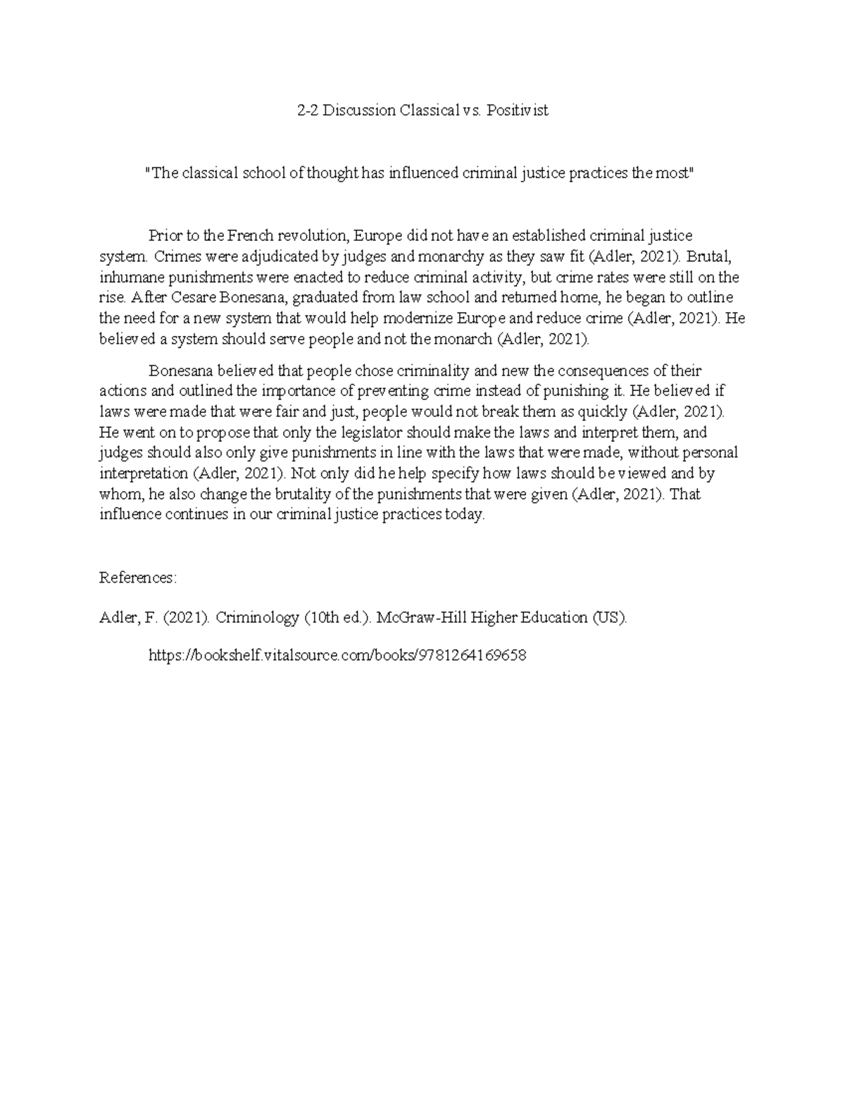 2-1 Discussion Technology and You - 2-2 Discussion Classical vs ...