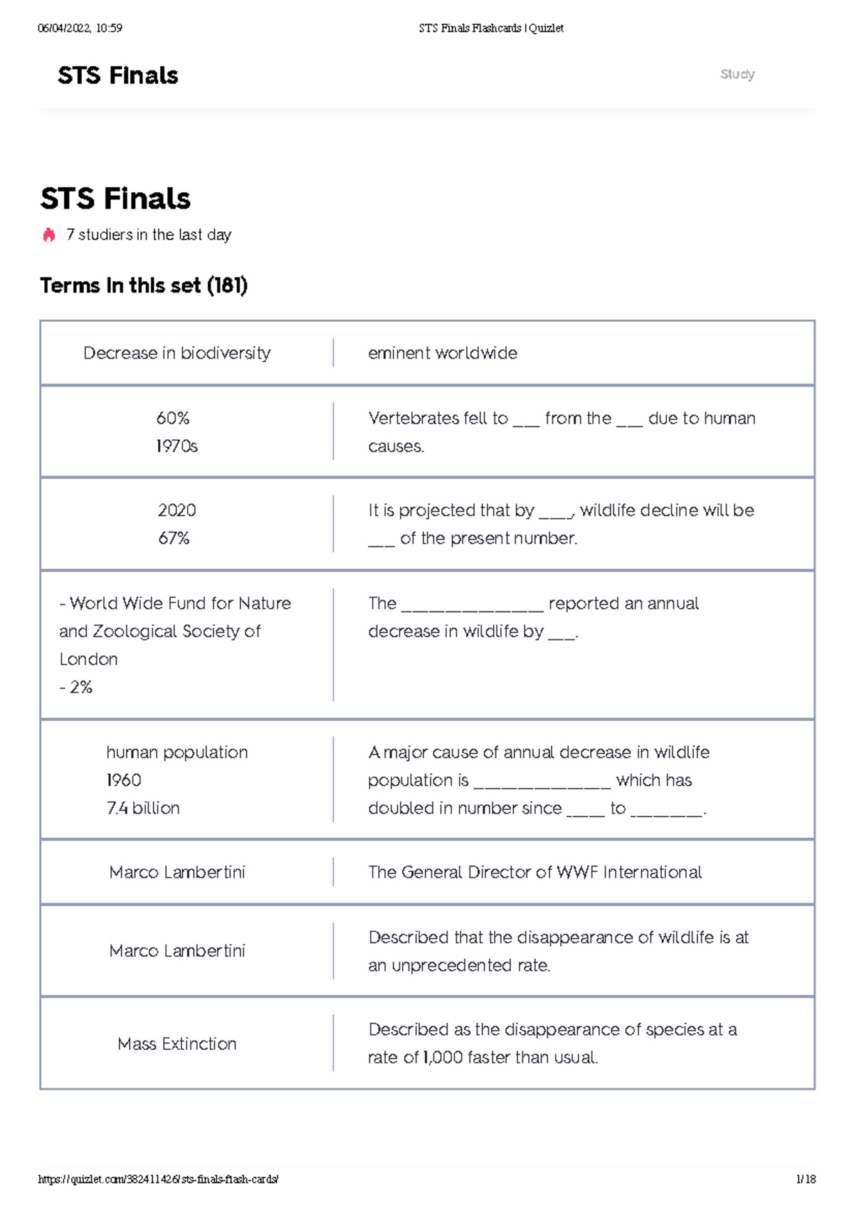 STS Finals Flashcards Quizlet Answers - Upgrade STS Finals 7 studiers in the last day Terms in ...