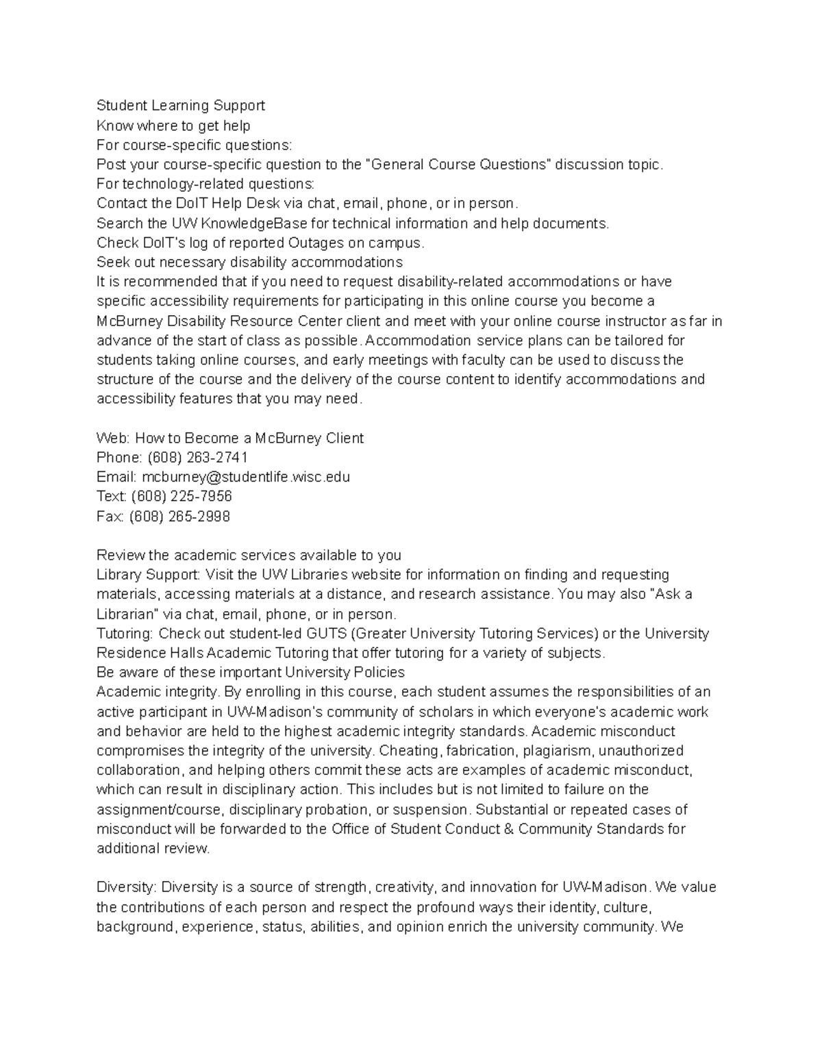 464 Student Learning Support - Student Learning Support Know where to ...