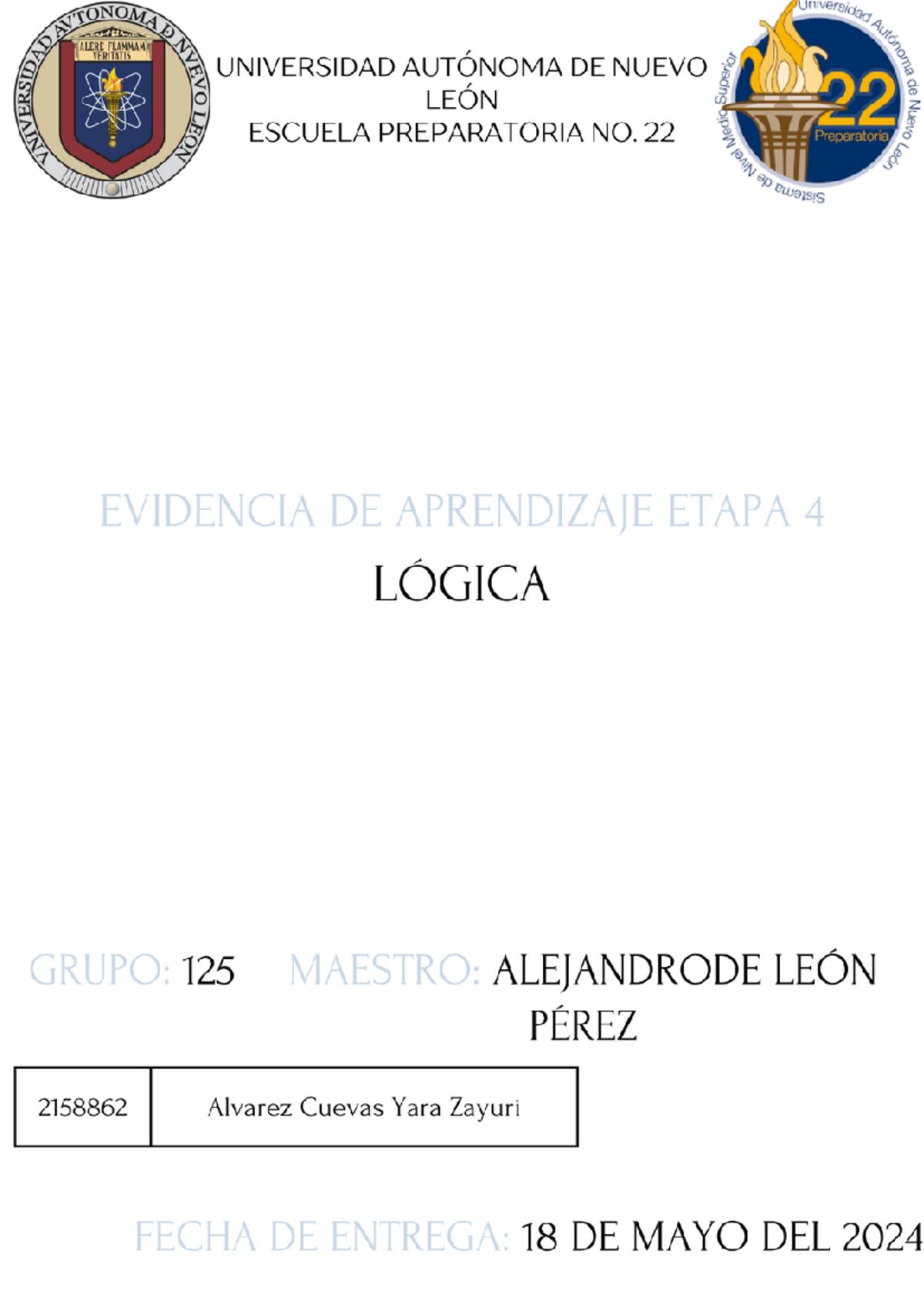 EVA-ETP4-LOG - tarea - Logica - Studocu