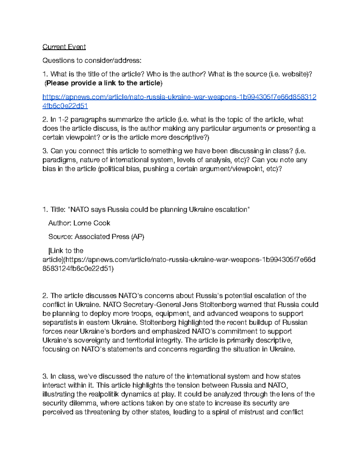 Current Event Rubric-2 -450154383 - Current Event Questions to consider ...