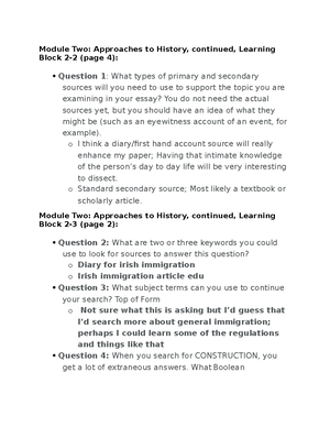 HIS 200- Module 6 Short Responses - Module 6 Short Responses – Question ...