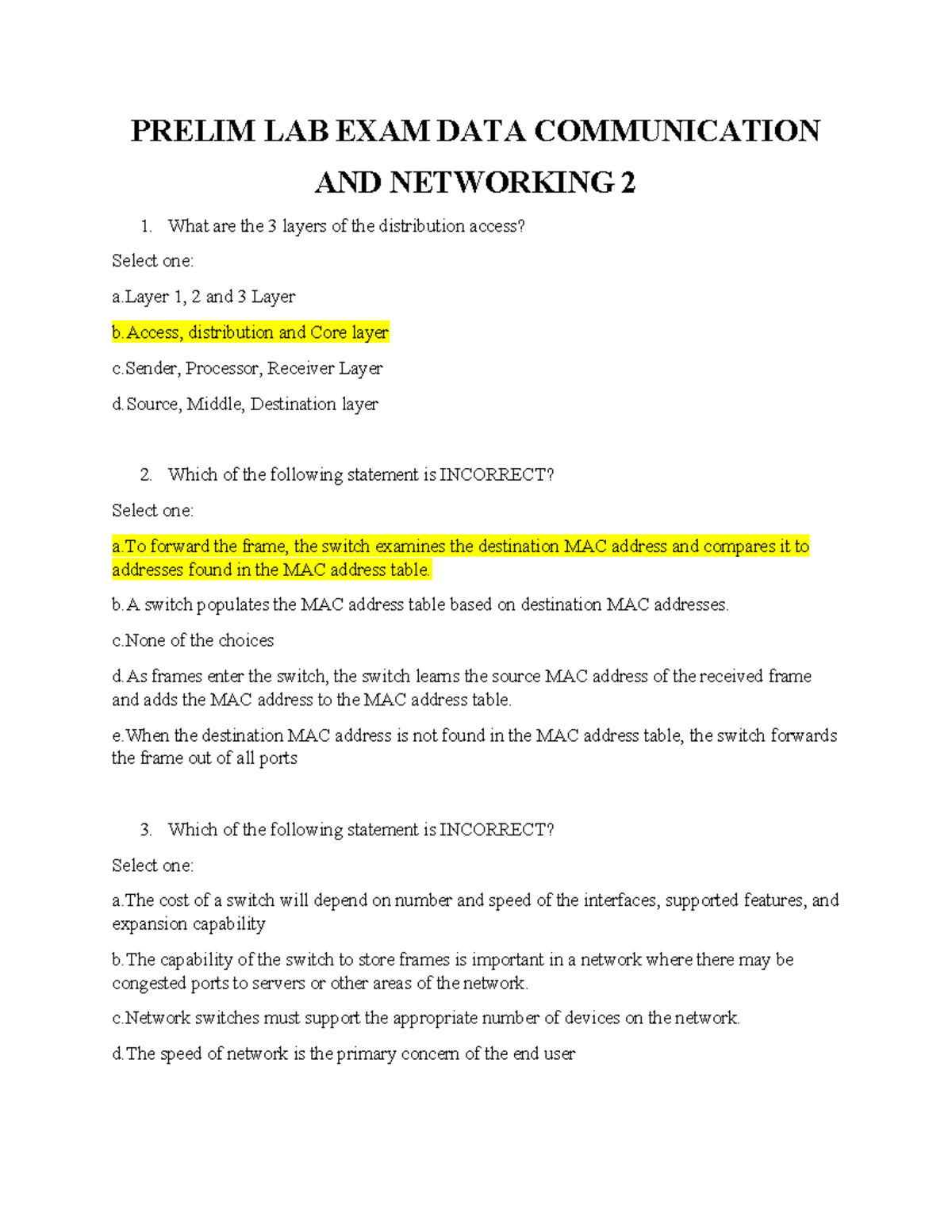 Prelim LAB EXAM DATA Communication MARY ROSE Guardiano - PRELIM LAB EXAM DATA COMMUNICATION AND ...