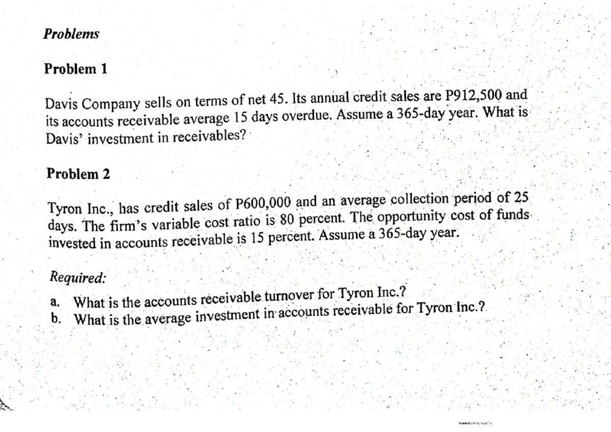 Chapter 13 - Problem Solving - Bachelor of Science in Accountancy - StuDocu