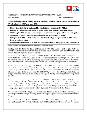 HDFC Life Click 2 Protect Super Retail Brochure - Insure your family’s ...
