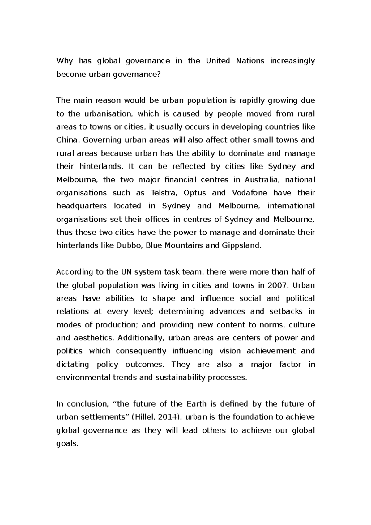 Global Governance Weekly journal - Why has global governance in the ...