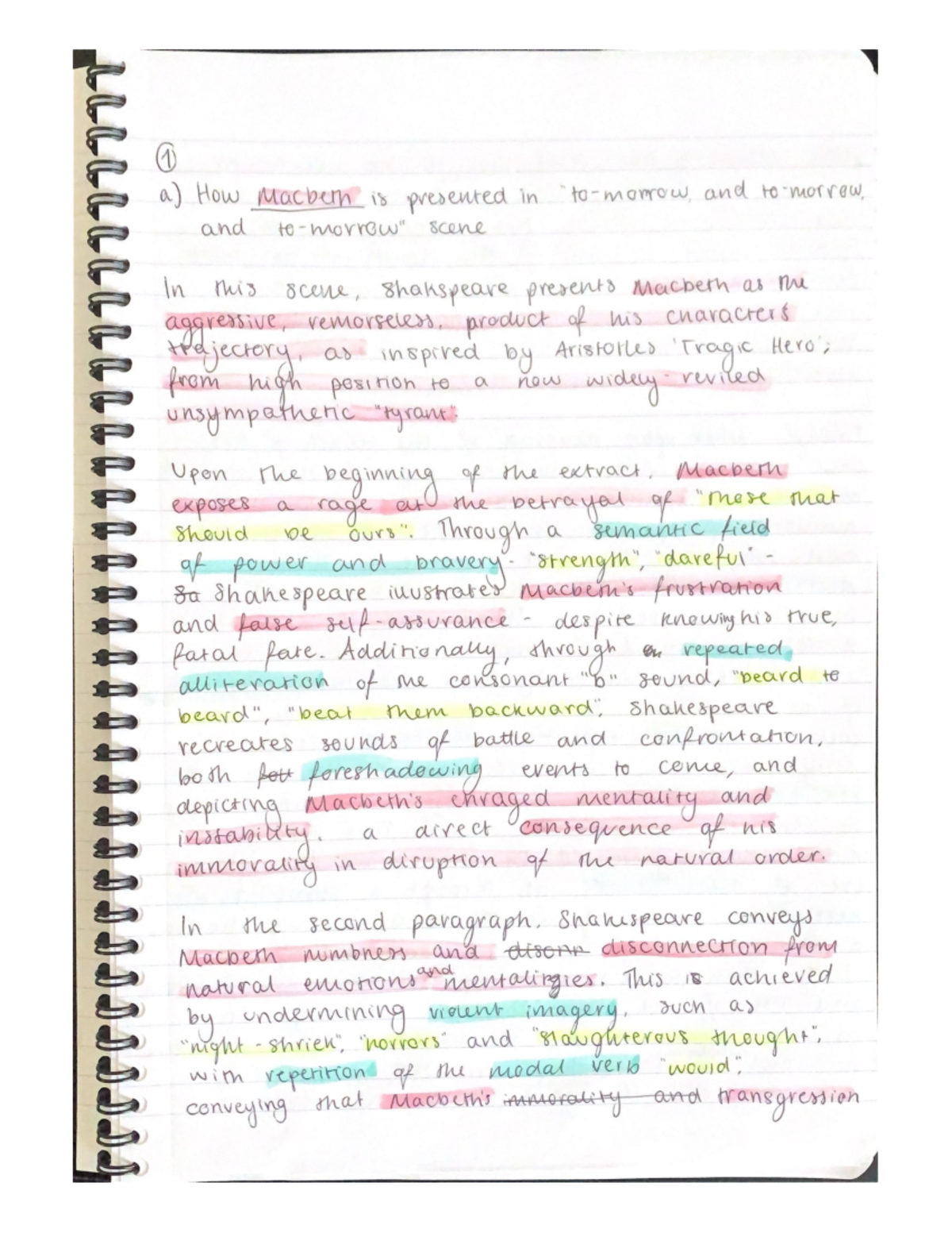 Macbeth Extract Analysis - Studocu