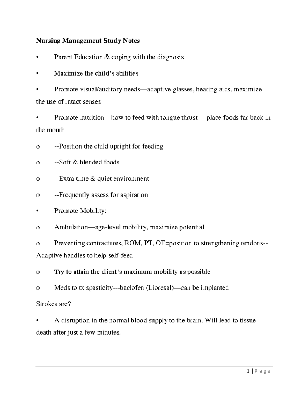 Nursing Management Study Notes - Nursing Management Study Notes Parent ...