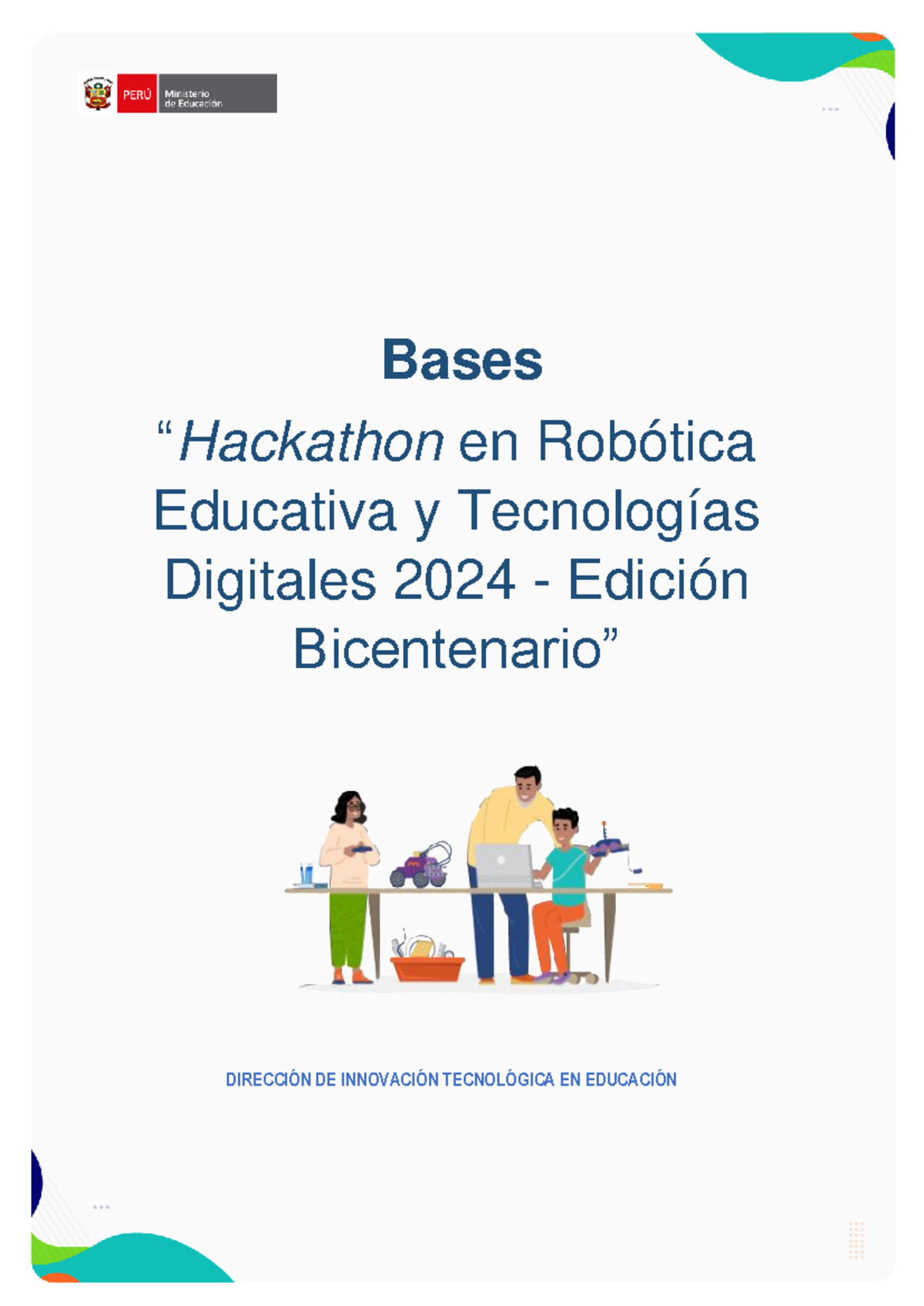 Bases-hackathon - Bases programa robótica - Bases “Hackathon en ...