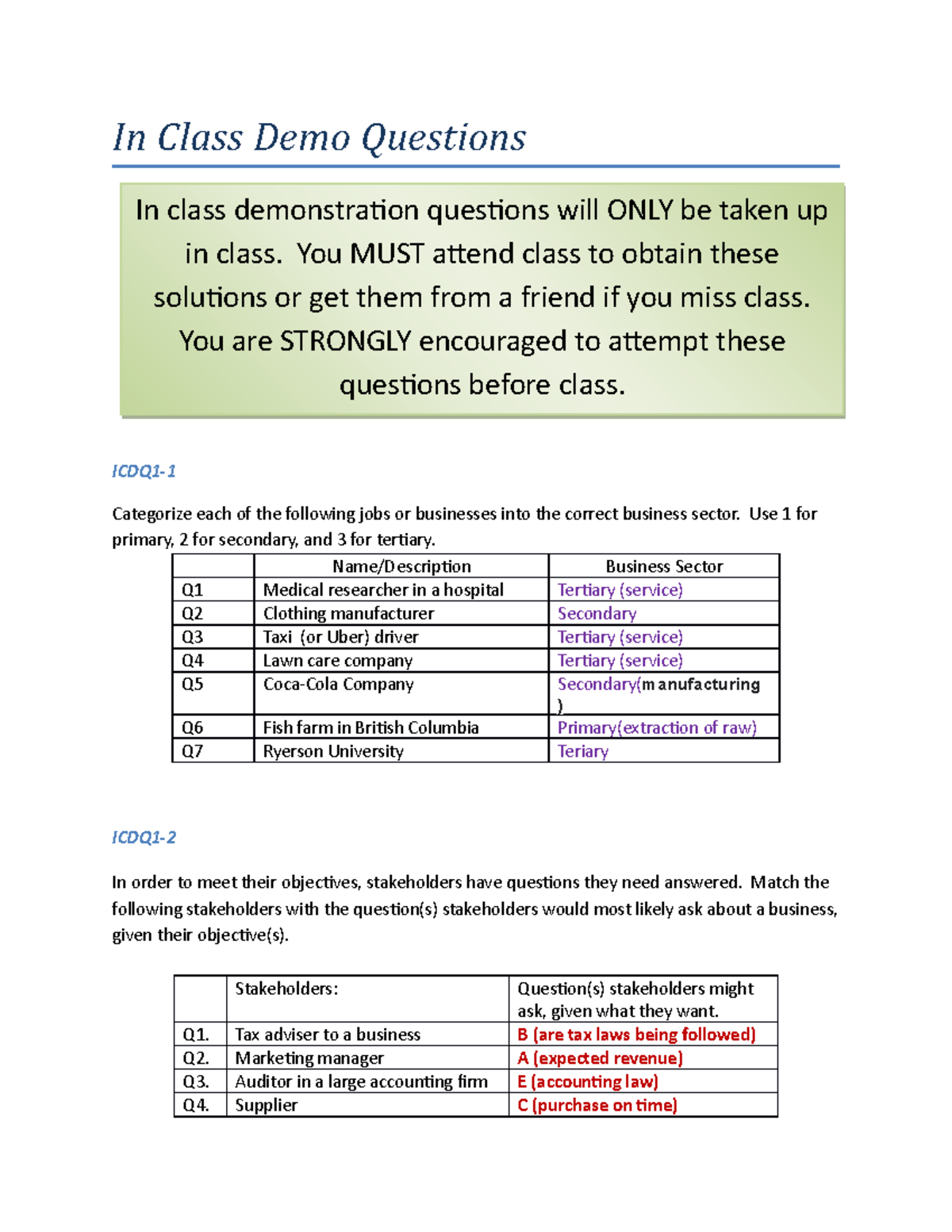 Chapter 1 - In Class Demo Questions - W2022 - In Class Demo Questions ...