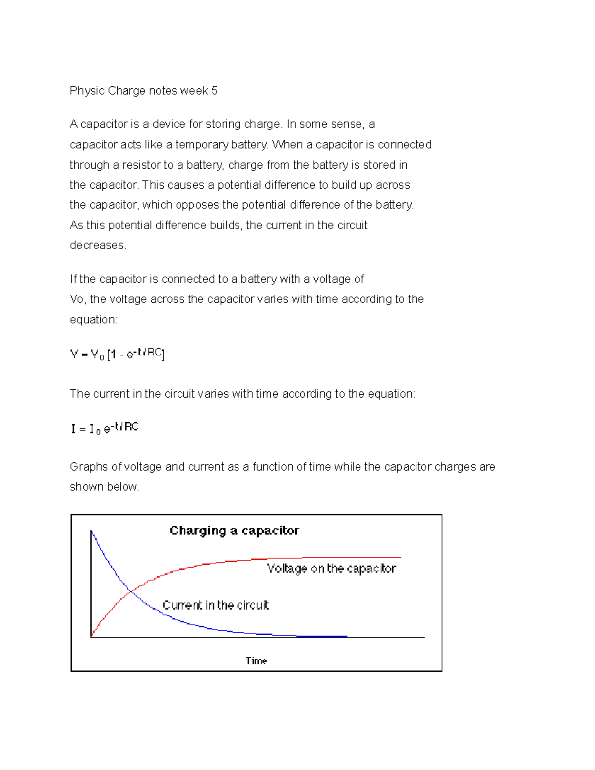 Physics Charge and Nerve Impulses - Studocu