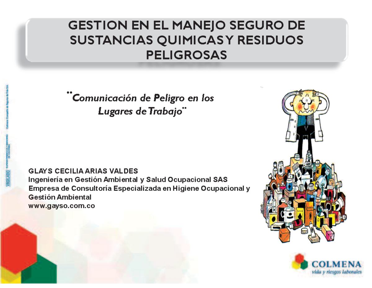 Gestion Integral de Materiales y Residuos Peligrosos GCAV 2014 ...