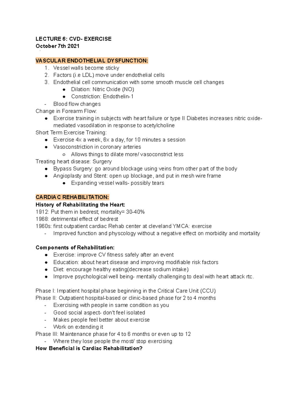 Unit 2-Lecture 6: CVD and Exercise - LECTURE 6: CVD- EXERCISE October ...