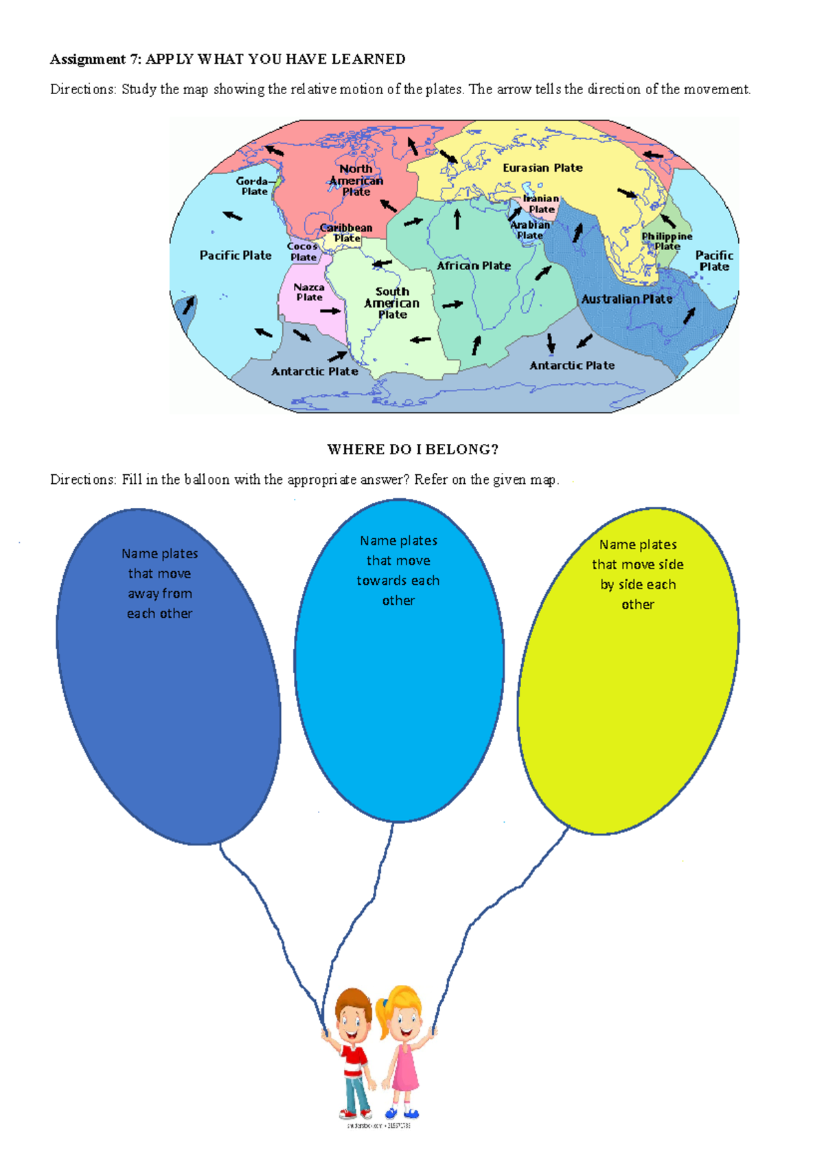 Module 7 Science Grade 10 Highschool All About Geography Assignment 7