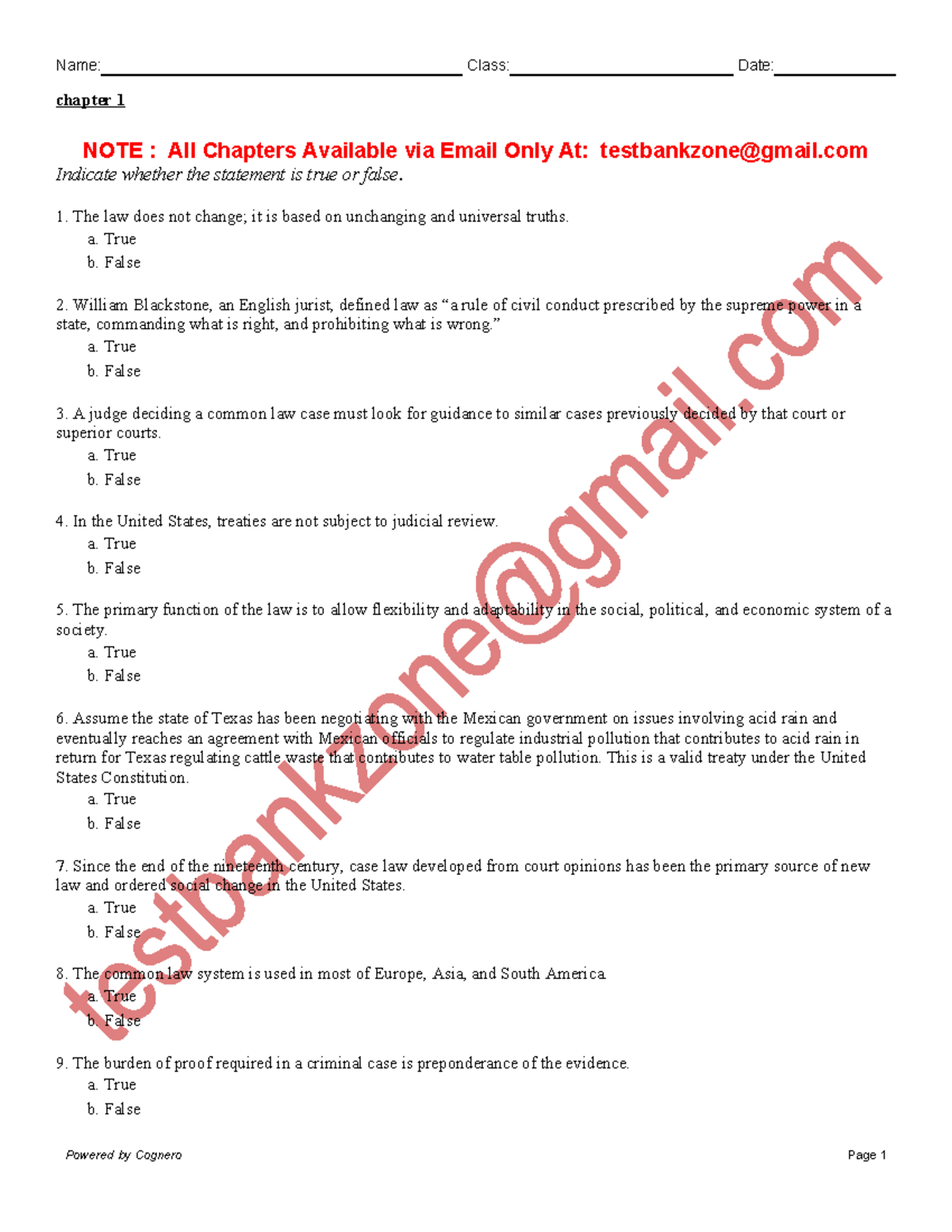 Solutions and Test Bank For Business Law and the Regulation of Business ...