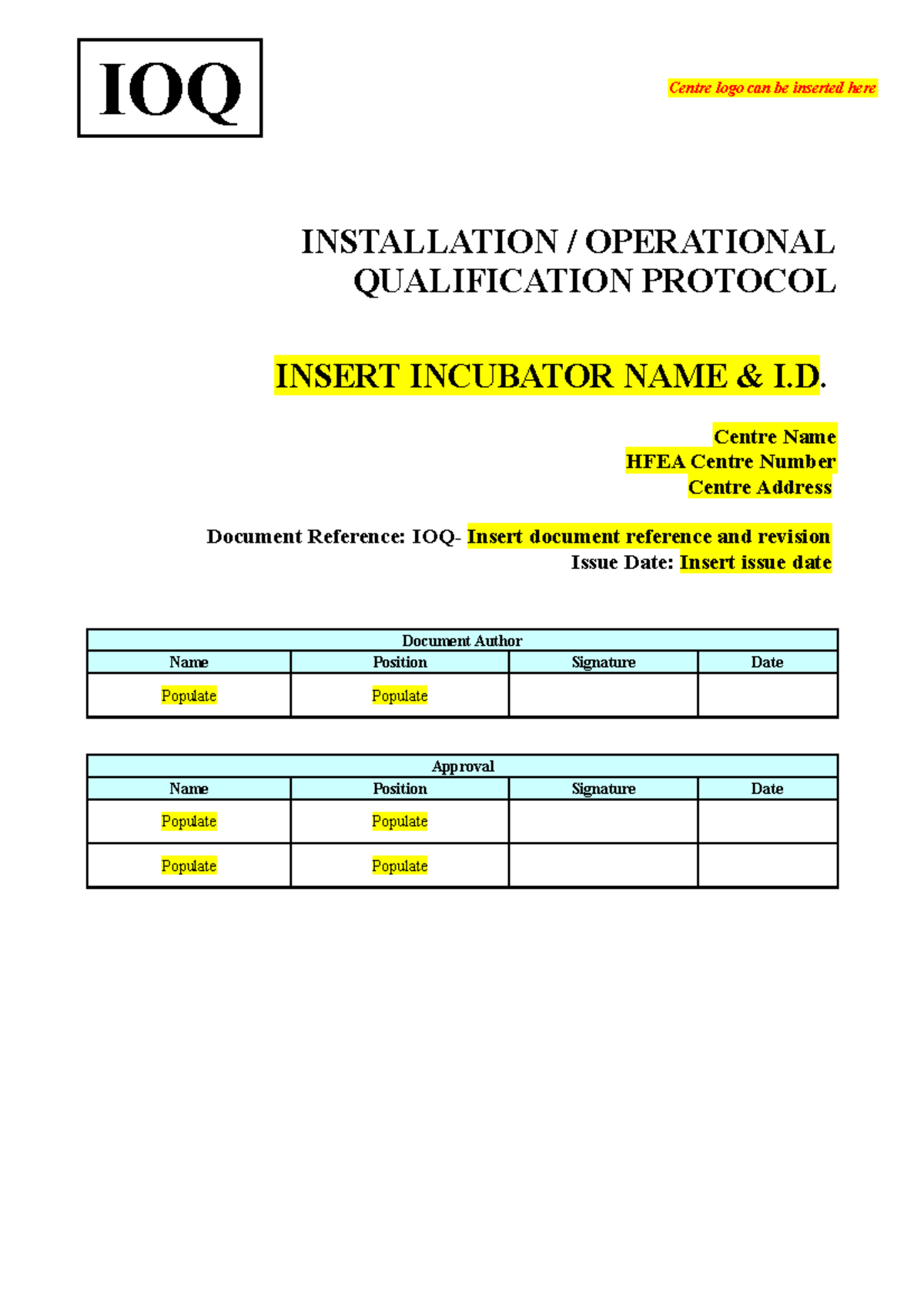 Pdfcoffee - asd - IOQ INSTALLATION / OPERATIONAL QUALIFICATION PROTOCOL ...