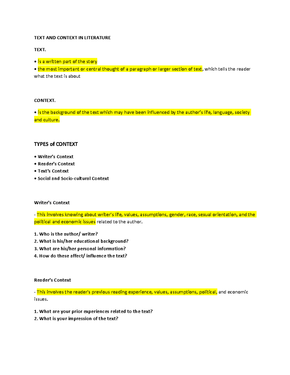 Reviewer IN 21ST - TEXT AND CONTEXT IN LITERATURE TEXT. is a written ...