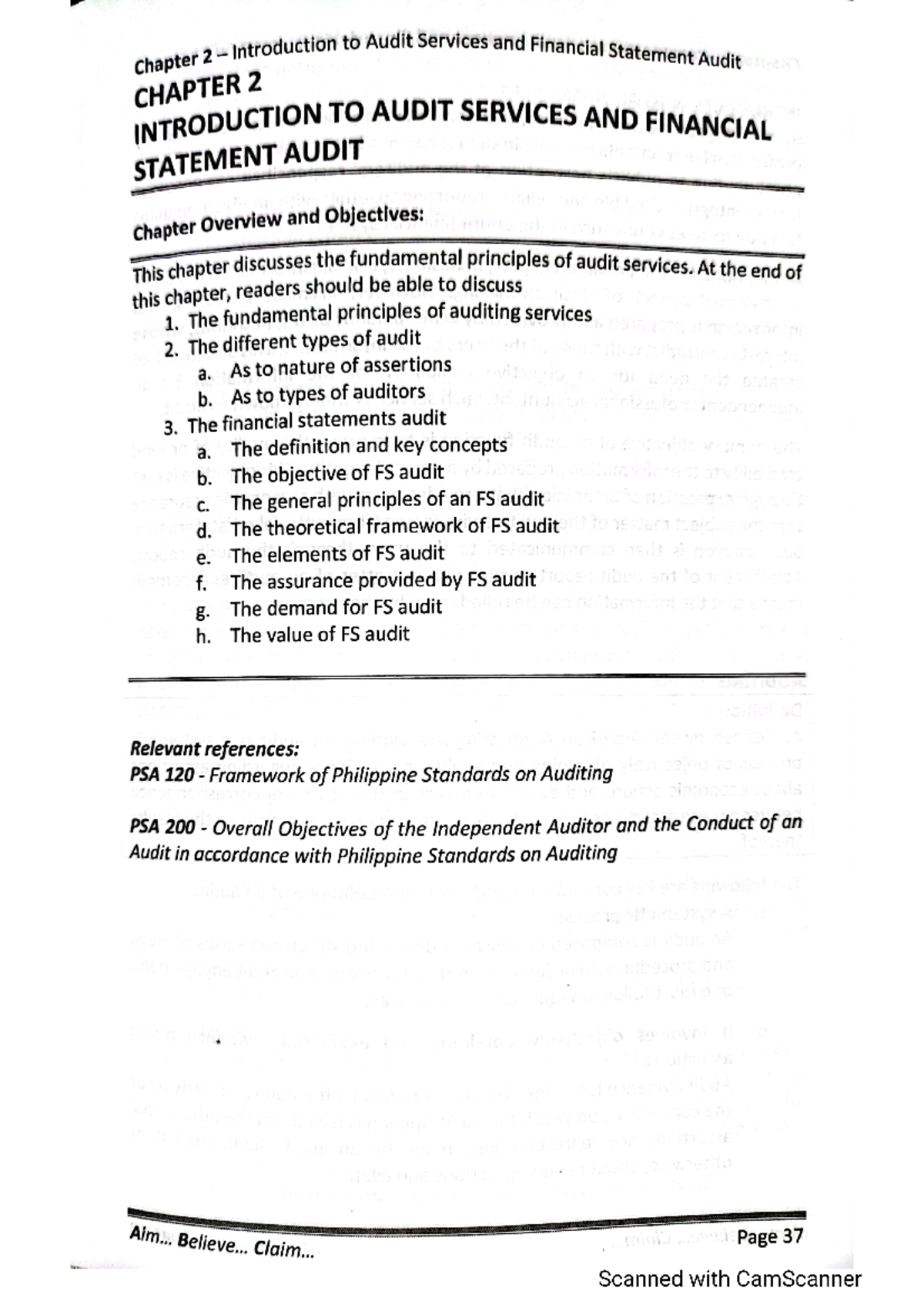 Aud Theo Chap2 SBAC2A - Accountancy - Studocu