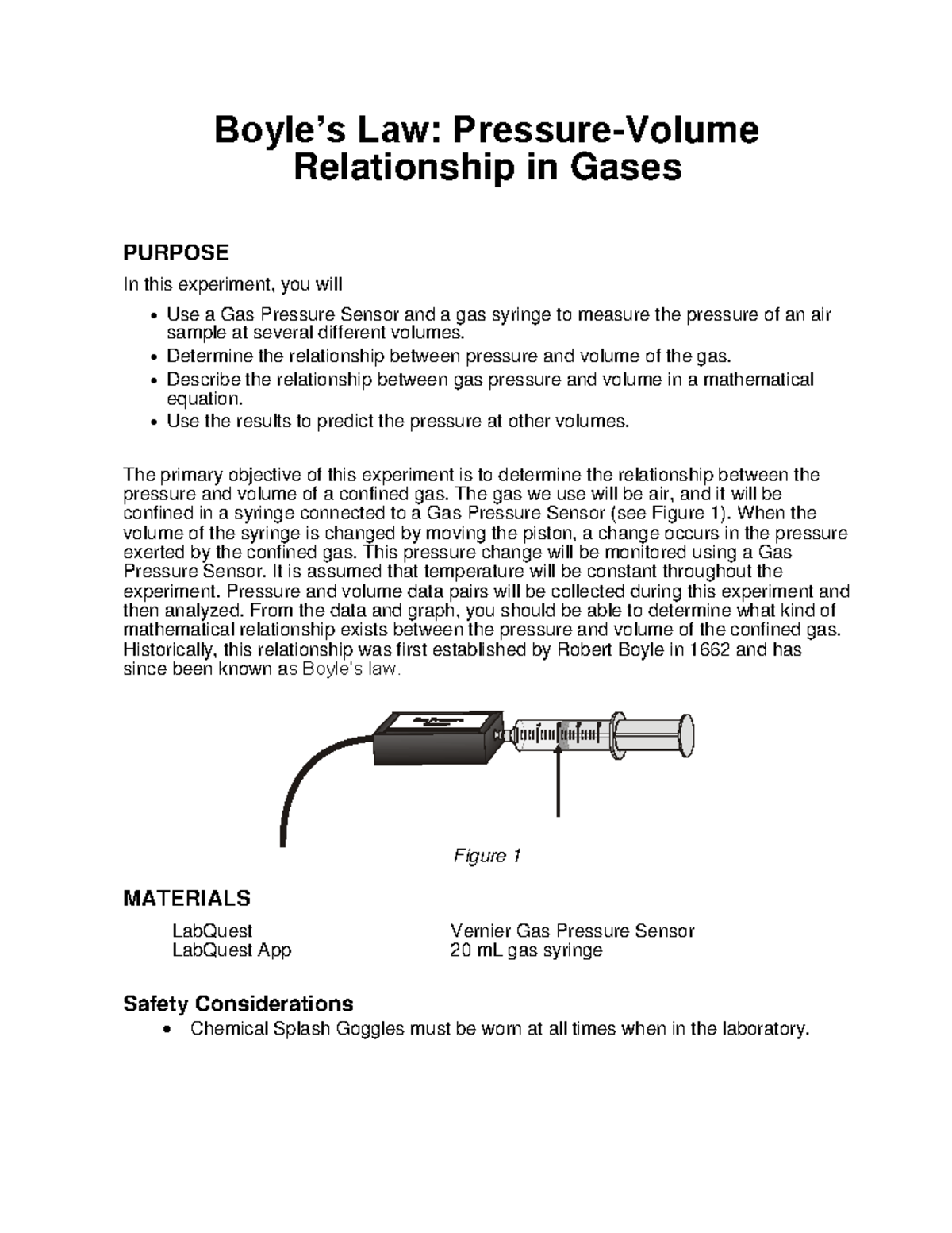 Boyles Law 2021 - Boyle’s Law: Pressure-Volume Relationship in Gases ...