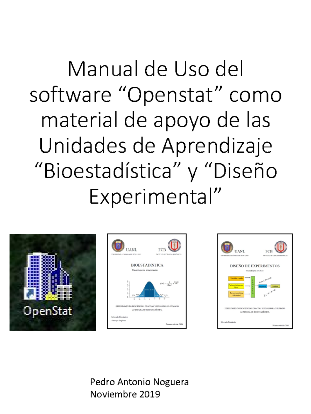 Manual de Uso del software Openstat - Manual de Uso del software ...