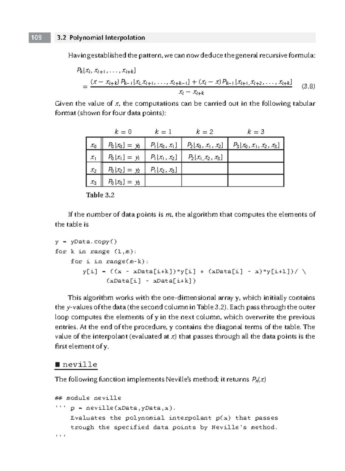 Numerical Method with Python-40 - 109 3 Polynomial Interpolation Having ...