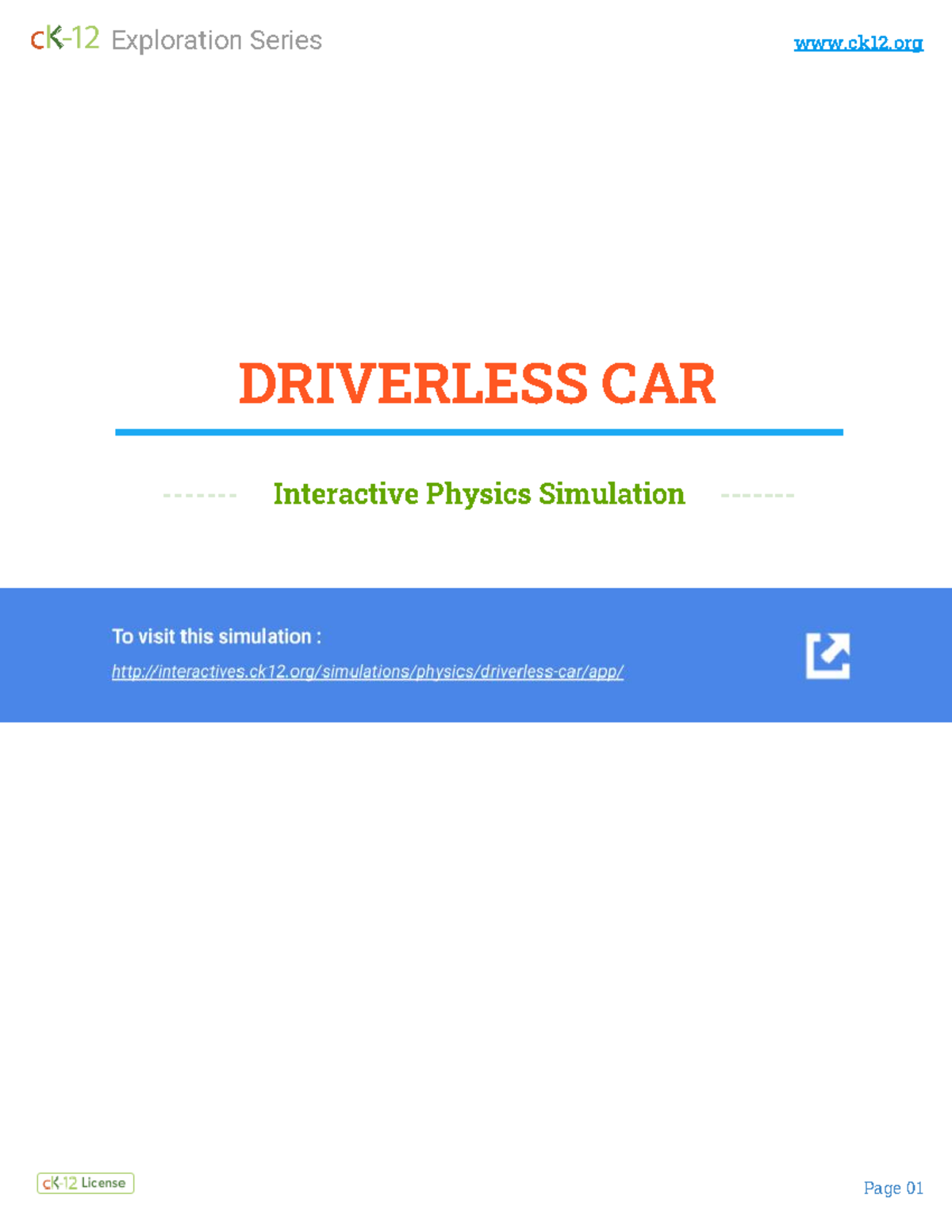 Driverless car - Physics - DRIVERLESS CAR - Interactive Physics ...