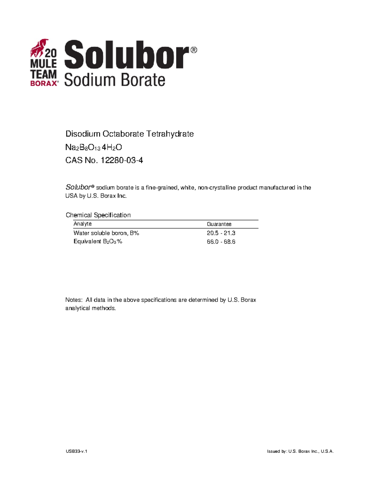 Ficha tecnica solubor 205b - Manejo De Sistemas Presurizados De ...