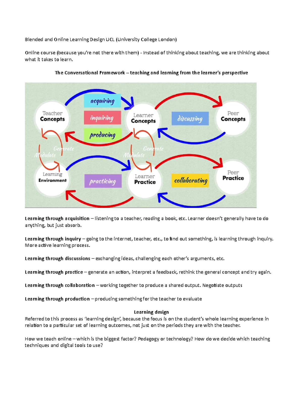 E.learning course - Sample - Blended and Online Learning Design UCL ...