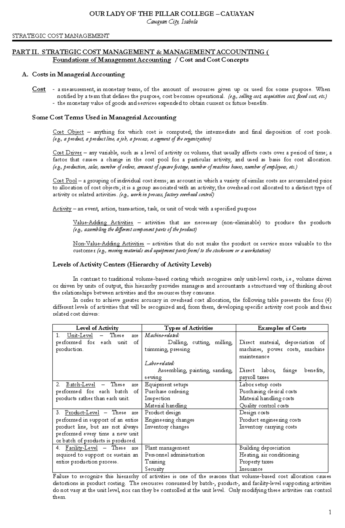 Module 2 - Accounting 3b Intermediate Accounting 2 - OUR LADY OF THE ...