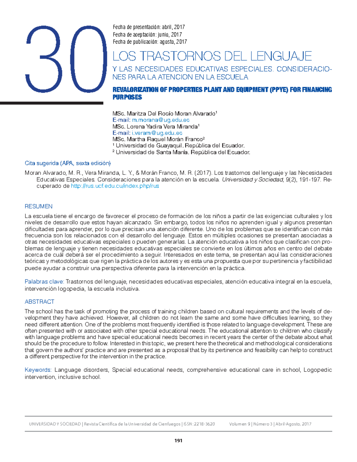 Trastornos Del Lenguaje - - Studocu