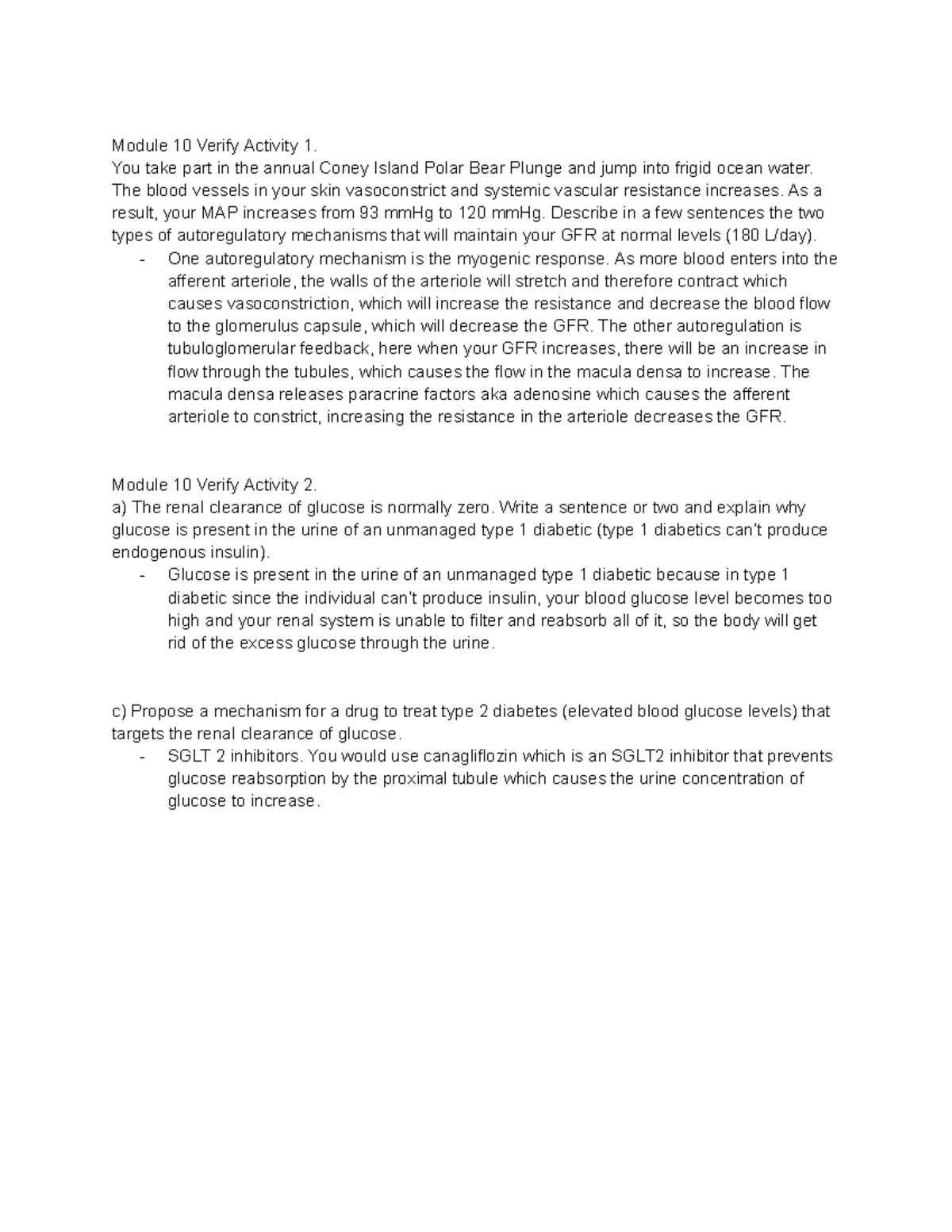 Introspect Module 10 - notes - Module 10 Verify Activity 1. You take ...
